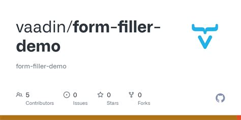 Github Vaadinform Filler Demo Form Filler Demo