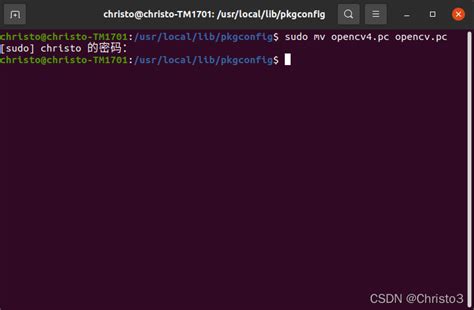 ubuntu 安装opencv踩坑记录 乌班图安装遇到package opencv has no name field csdn博客