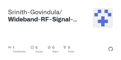 Github Srinith Govindulawideband Rf Signal Detection Using Machine Learning