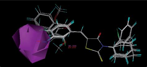 Comsia Hydrogen Bond Acceptor Sd Â Coefficient Contour Plot Magenta