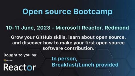 Learn Git Github And Open Source Free 2 Day In Person Bootcamp Sat