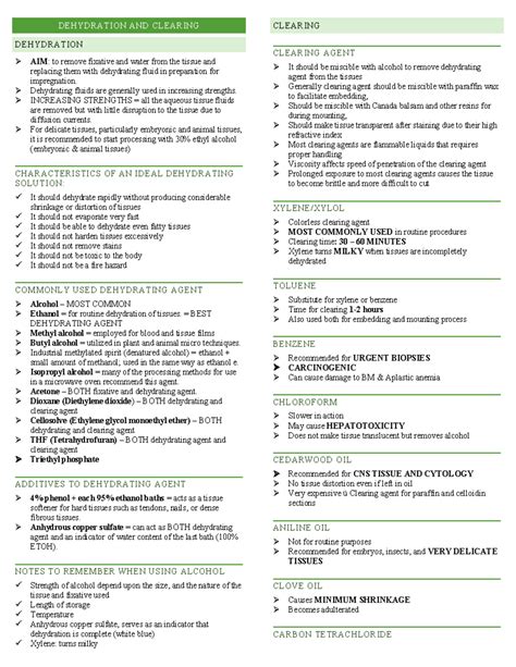 Dehydration And Clearing Techniques In Histology A Comprehensive Guide