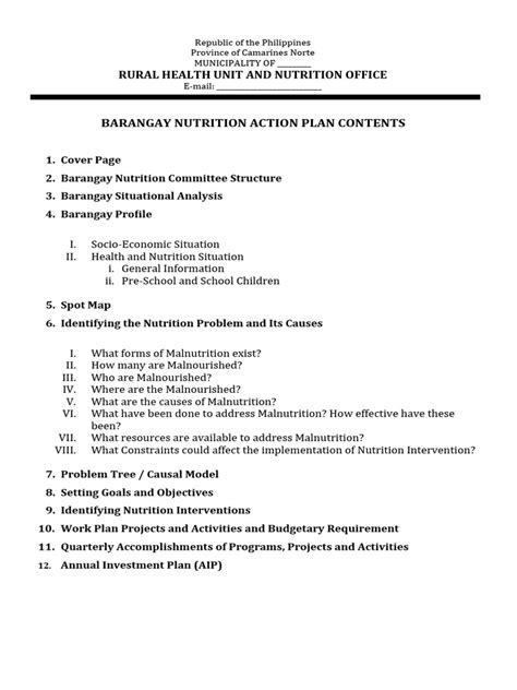 Bnap Form D Pinakafinal 1 Pdf Malnutrition Dietary Supplements
