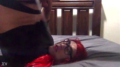 Sissy Busts Huge Cum Load Self Facial