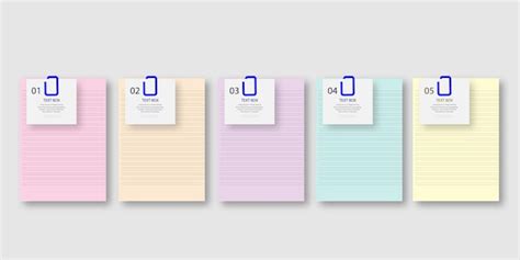 Premium Vector Text Box Design With Note Papers