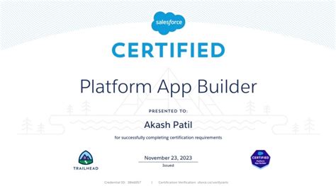 Akash Patil On Linkedin Salesforce Platformappbuilder Trailhead 10 Comments