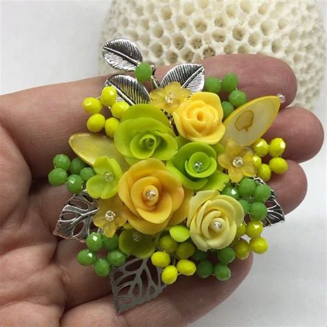 Украшения Ручная Работа On Instagram “Брошь Весенняя сказка У нас огромные сугробы а так