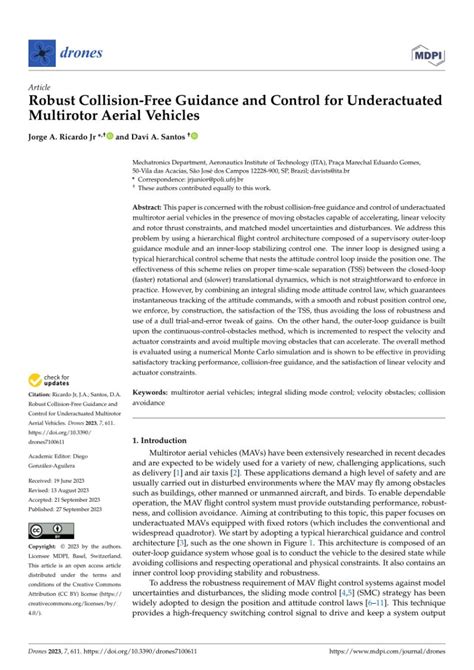 Jorge Antonio Ricardo Jr On Linkedin Pdf Robust Collision Free