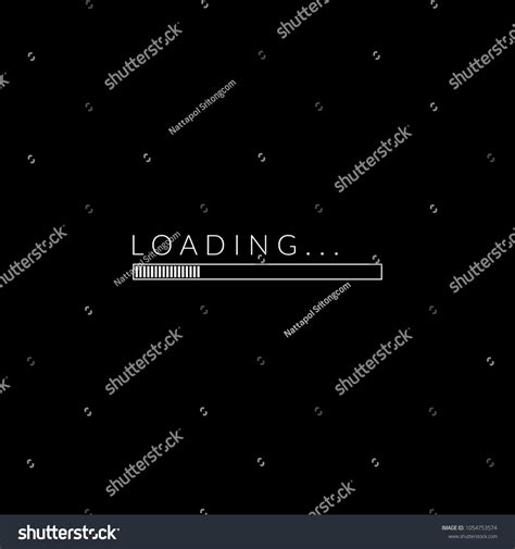 Loading Process Screen Vector Illustration System Stock Vector Royalty Free