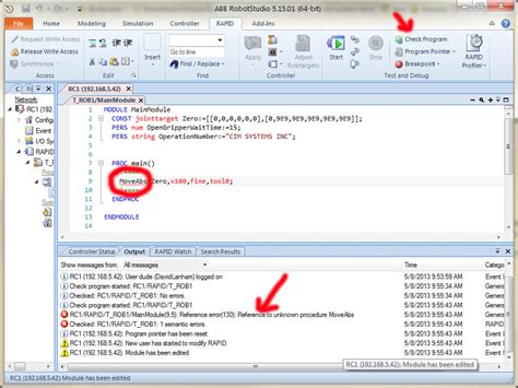 Pc Sdk How To Get Rapid Error Line Number From Controller — Abb Robotics User Forums
