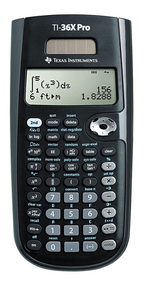 Texas Instruments Lcd Display Battery Solar Powered Scientific Calculator 35w797