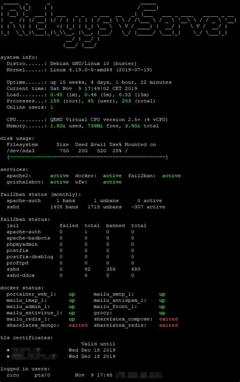 github d rickyy b motd files the motd files i use on my servers