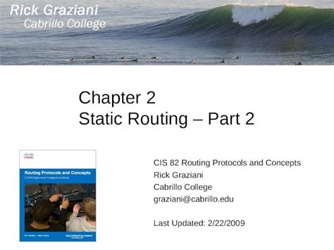 Ppt Chapter 2 Static Routing Part 2 Dokumentips