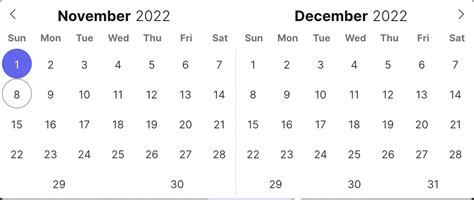 Wrong Weekdays When Using Showmonths 1 · Issue 2822 · Flatpickrflatpickr · Github