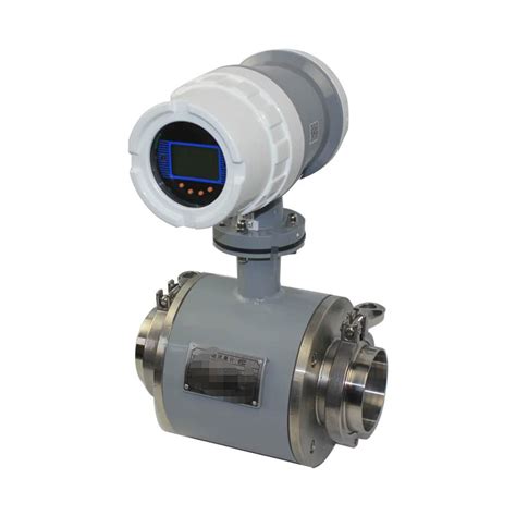 High Precision Clamp Connected Electromagnetic Flowmeter Supporting Rs485 Communication Protocol