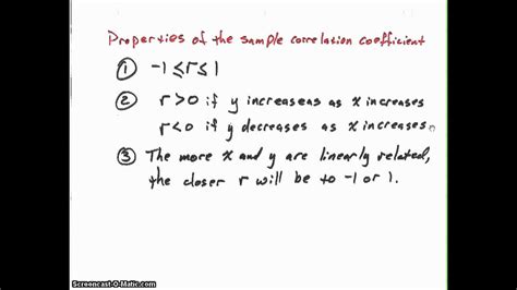 correlation and covariance youtube