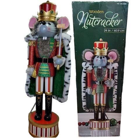 24 Inch The Nutcracker Mouse King Sword Cheese Christmas Holiday Costco