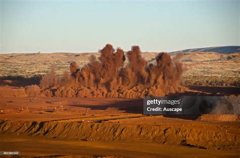 Mining Explosion Hundreds Of Tons Of Explosives Are Used To Loosen News Photo Getty Images