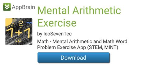 Mental Arithmetic Exercise For Android App Download