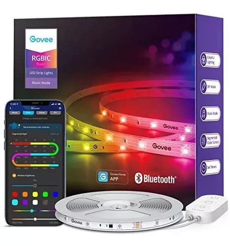 tira de luces led inteligentes control de aplicacion rgb meses sin interés
