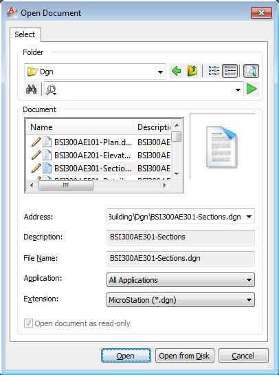 Opening Projectwise Documents From Autocad