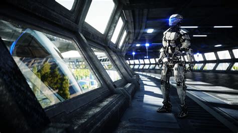 공상 과학 톤넬의 로봇 미래의 개념 3d 렌더링 3d 렌더링 개념에 대한 스톡 사진 및 기타 이미지 개념 건축 과학 Istock