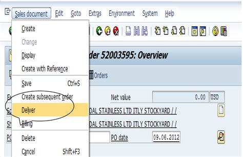 Solved Outbound Delivery Not Created SAP Community