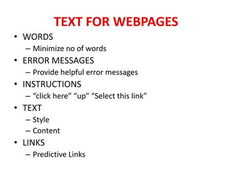 Write Clear Text And Messages Ppt