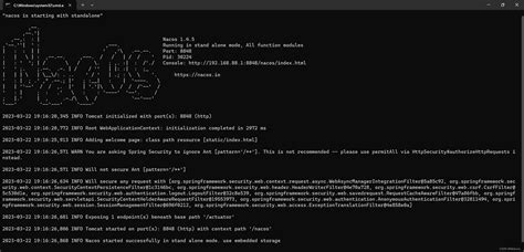 nacos 2 × ×版本，单机启动报错： unable to start embedded tomcat的解决方案 nacos