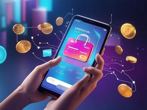 Premium Photo Futuristic Online Shopping Technology Digital Payment From Mobile Phone