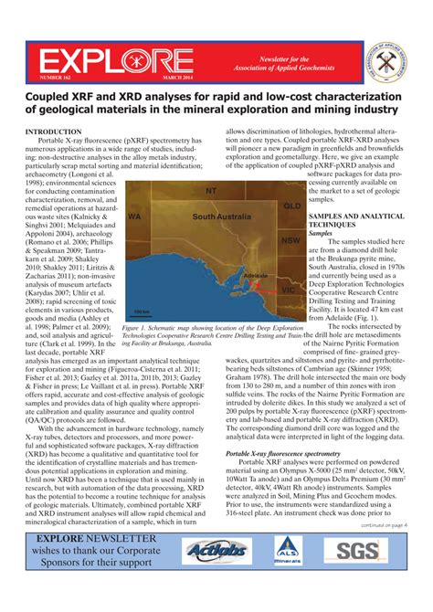 Pdf Coupled Xrf And Xrd Analyses For Rapid And Low Cost