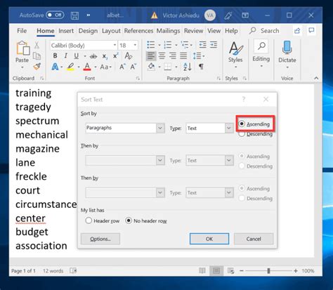 How To Alphabetize In Microsoft Word Itechguides