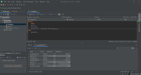 Postgresql Coalesce Function Handling Null Values