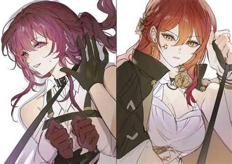 Kafka And Himeko Honkai And 1 More Drawn By Chibiya1010 Danbooru