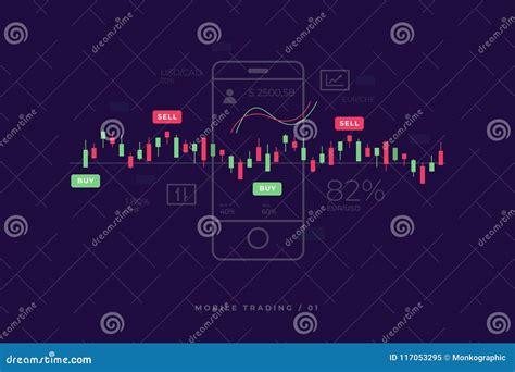 Mobile Stock Market Investment Trading Financial Analytics Stock Vector Illustration Of
