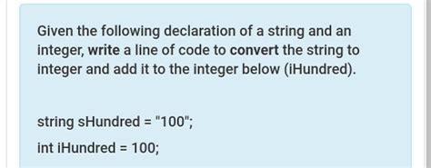 Solved Declare A C String Object Named Mystr And
