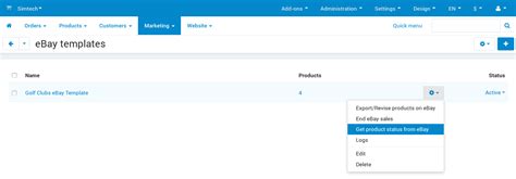 How To Get Product Status From Ebay — Cs Cart 418x Documentation