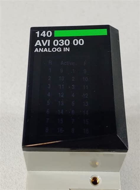 Schneider Modicon Analog Input 8ch Bipolar Module 140avi03000