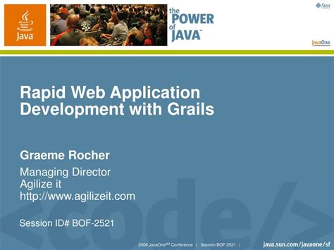 ppt rapid web application development with grails powerpoint