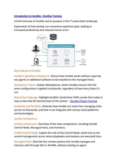 Ansible Introduction Ppt
