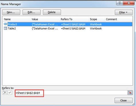 2 methods to auto update the reference range of a defined name in excel