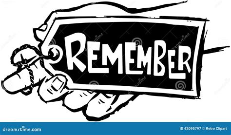 Remember Stock Vector Illustration Of 1940 Graphics 42095797