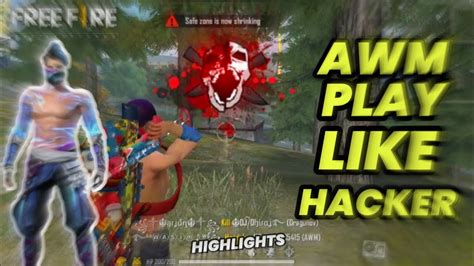 FREE FIRE AWM HIGHLIGHTS MOBILE PLAYER GARENA FREE FIRE W S GAMING YouTube