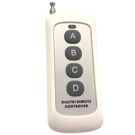 Mhz EV Button Channel ABCD RF Remote
