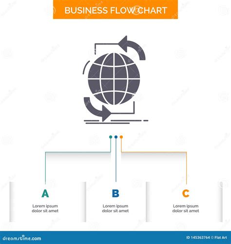 Connectivity Global Internet Network Web Business Flow Chart Design