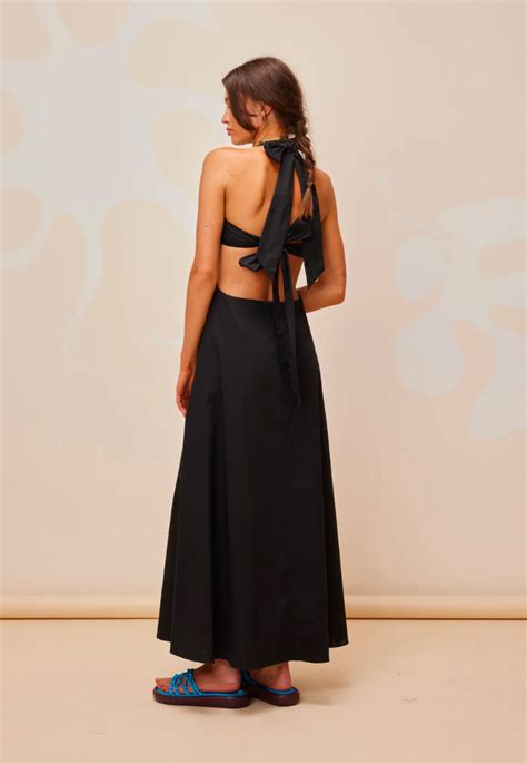 Ruby Jules Midi Dress Black All The Dresses