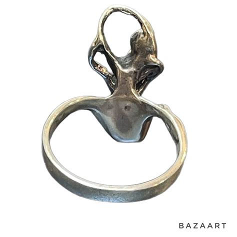 60s Dead Stock Sex Motif Silver Ring 座位 155号 Now Or Never