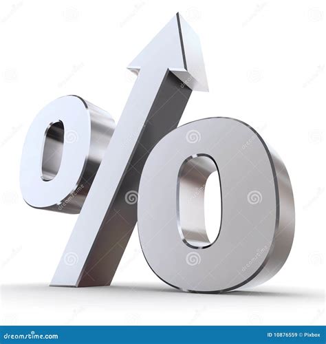 Shiny Percentage Up Stock Illustration Illustration Of Increasing 10876559