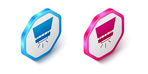 흰색 배경에 격리 된 등색 화재 스프링클러 시스템 아이콘 스프링클러 소화기 단단한 아이콘 육각 버튼 벡터 3차원 형태에 대한 스톡 벡터 아트 및 기타 이미지 Istock