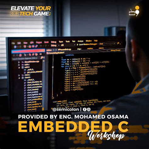 semicolon 📢 embedded systems workshop with eng mohamed